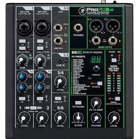 Jual Mixer Audio Systeam MACKIE PRO FX6 V3 Original Shopee Indonesia