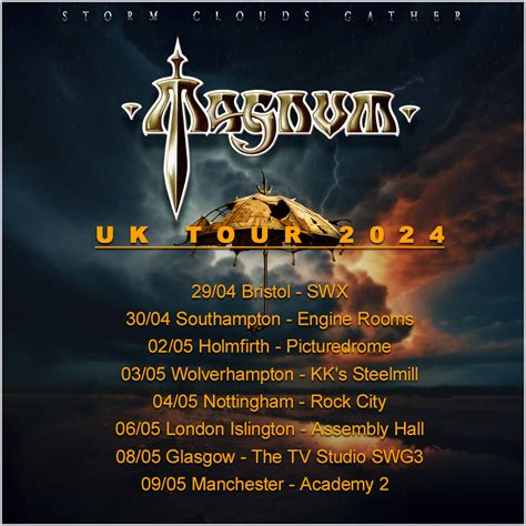 Magnum The Official Web Site Uk 2024 Tour Dates Added
