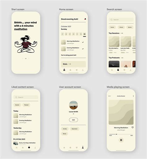 Six App Ideas Designs On Behance