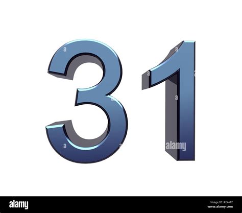 Number 31 Cut Out Stock Images And Pictures Alamy