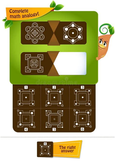 Math Shape Analogy Stock Illustration Illustration Of Conformity