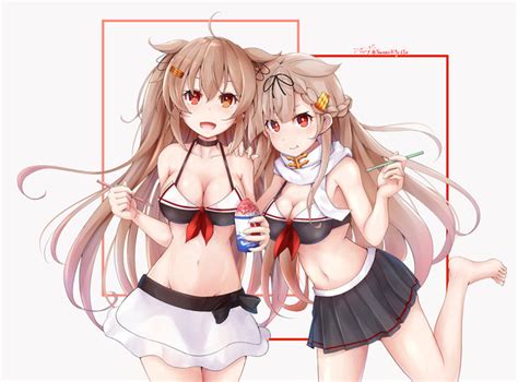村雨＆夕立 べいりーず さんのイラスト ニコニコ静画 イラスト
