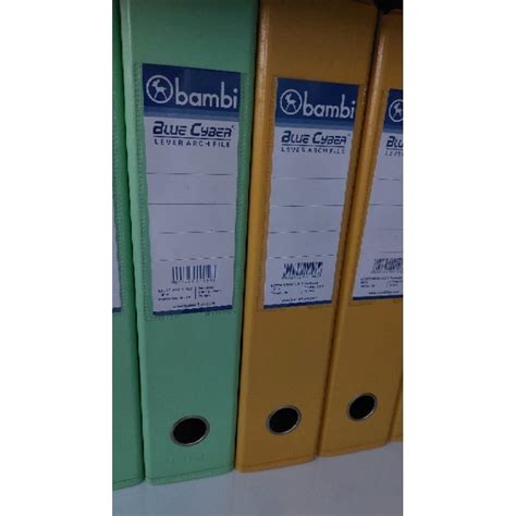Jual Bambi Folder Pvc Lever Arch File 1010 Ukuran Folio Shopee Indonesia