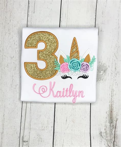 Unicorn Birthday Shirt Unicorn Birthday Outfit Unicorn Shirt Unicorn