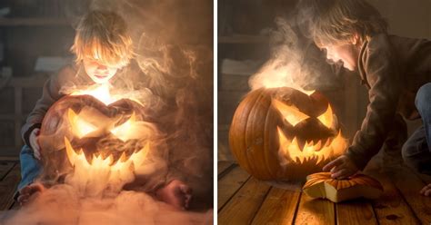 Before We Threw Out The Pumpkin We Made Some Images Halloween Pumpkin