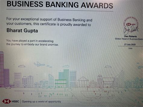 Bharat Gupta On Linkedin Hsbc Thankful 16 Comments