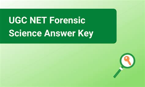 Ugc Net Forensic Science Answer Key 2022 5 Years Pdf