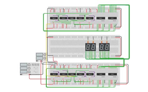 Circuit Design Relogio Flip Flop Tinkercad