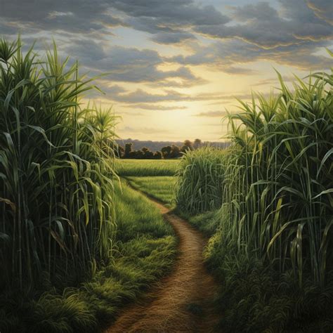 Premium Photo Sugarcanefield