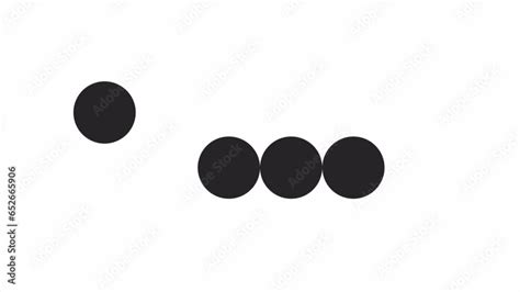 pendulum balls swing movement black and white loading animation cradle