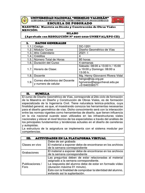 Silabo Pdf Evaluación Diseño