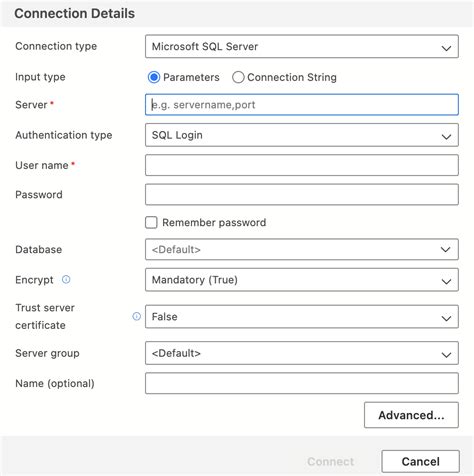 Connecting To A Microsoft Sql Database Using A Custom Port Number
