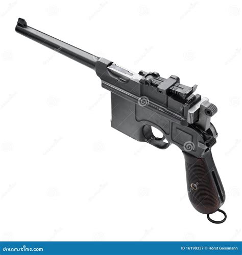 Mauser C96 Stock Image Image Of Crime Sport Bullet 16190337