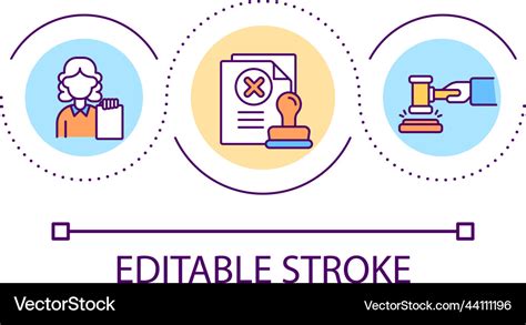 Pronounce Sentence Loop Concept Icon Royalty Free Vector