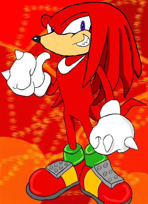 Knuckles The Echidna By Pikmini23 On Newgrounds