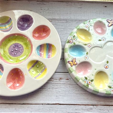 Decorative Deviled Egg Tray Etsy