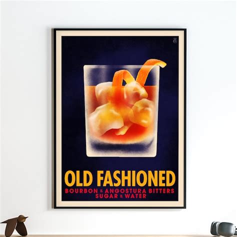Cocktail Art Print Etsy