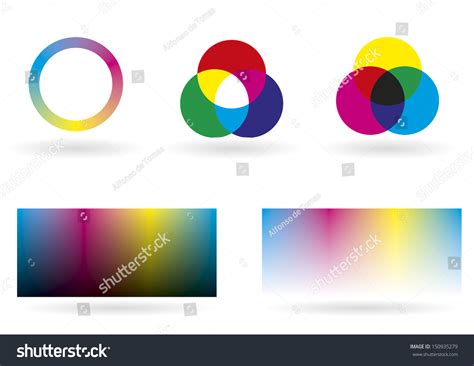 Illustration Showing Some Charts Spectrums Graphics Stock Vector
