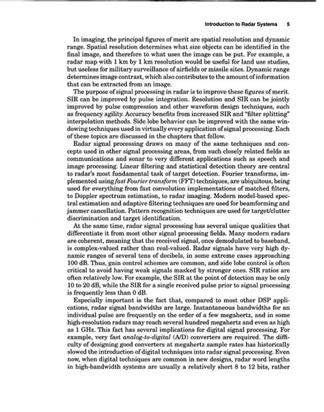 Fundamentals Of Radar Signal Processing Mark A Richards Pdf