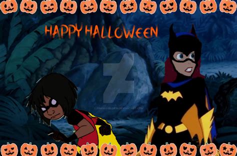Happy Halloween 2024 From Ariel And Mowgli By Pinkwarrior30 On