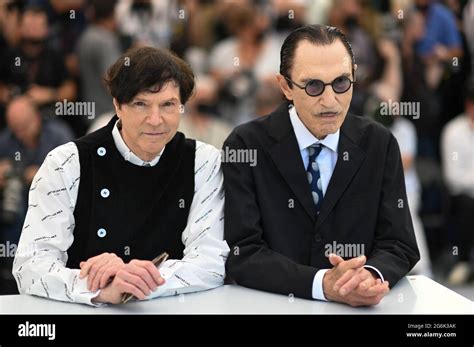 Cannes France 06 July 2021 Russell Mael And Ron Mael Attending The