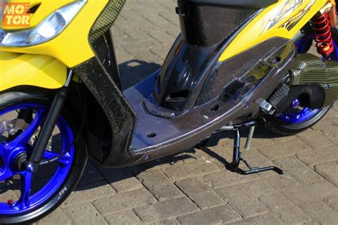 Modifikasi Yamaha Mio Smile Ala Thai Style Bikin Nengok Terus