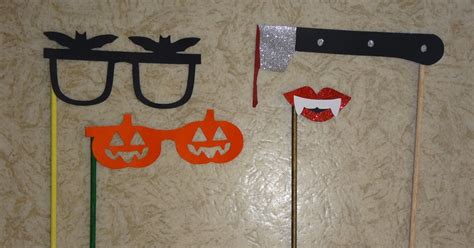 Ambers Craft A Week Blog Halloween Photo Booth Props