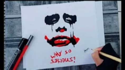 How To Draw Joker Face Easy Sad Joker Face Easy Drawing 2022