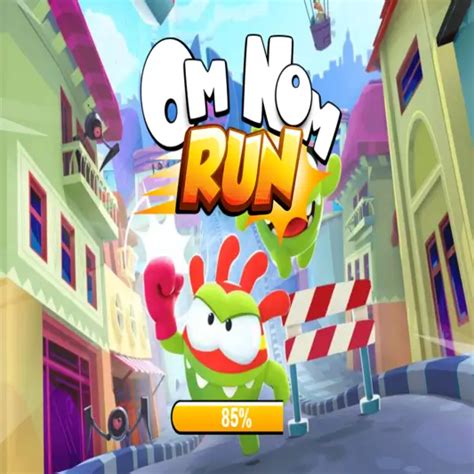 Om Nom Run 옴놈런 점프 장애물 피하기 게임 플래시게임 러플래시 게임 아카이브