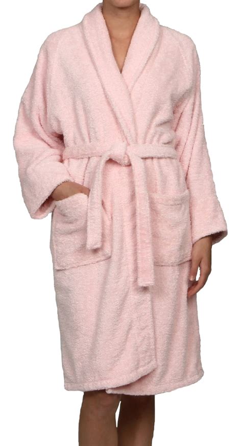 Superior Cotton Terry Adult Unisex Soft Lightweight Bathrobe Large