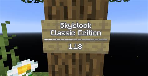 Skyblock Classic Edition Worlds Minecraft Curseforge