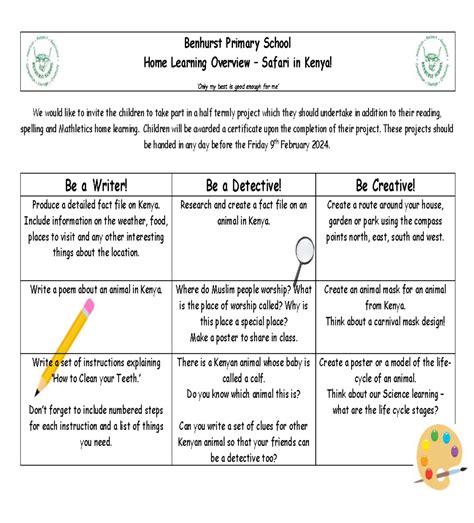 Homework Benhurst Primary School