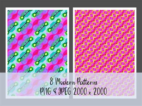 Modern Patterns Png And Jpeg Graphic By Artistology · Creative Fabrica
