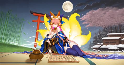 玉藻の前 玉藻の前 夜 Ai Pecgのイラスト Pixiv