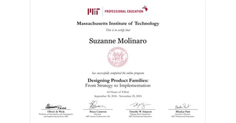 Designing Product Families From Strategy To Implementation • Suzanne Molinaro • Mit