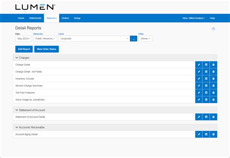 creating a custom detail billing report colt