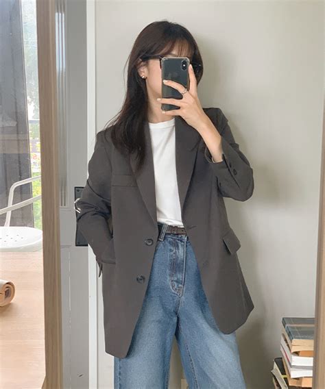 리얼코코 누적3천장 자체제작 모티브 싱글 자켓 3 Color 하객룩출근룩오피스룩오버핏루즈핏정장셋업세트면접룩격식