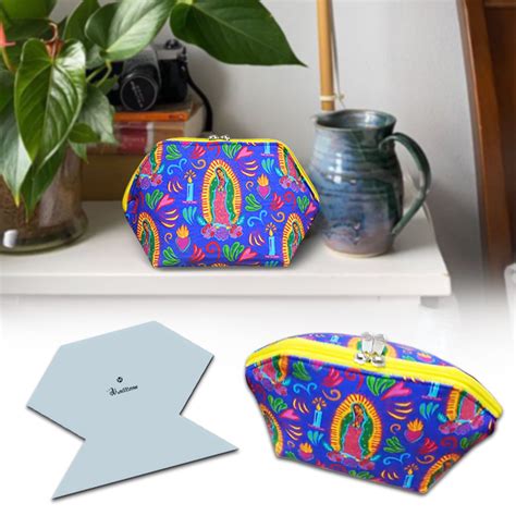 Makeup Pouch Bag Template Set With Instructions