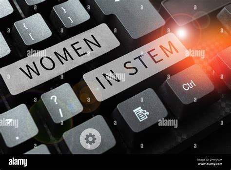 Writing Displaying Text Women In Stem Word For Science Technology