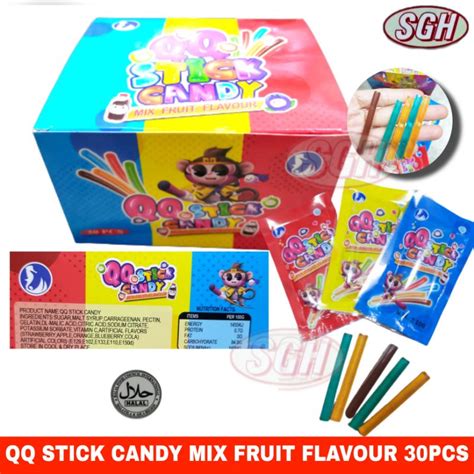 Qq Stick Candy Mix Flavour 30pcs Shopee Malaysia