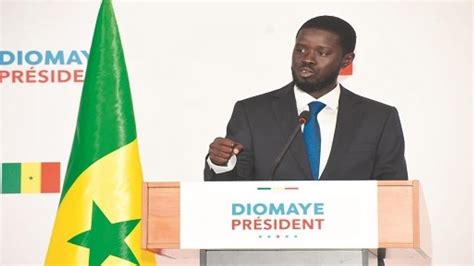 Portrait Bassirou Diomaye Diakhar Faye Au Nom De