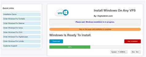 Windows Server On Contabo VPS Installation Guide 2025