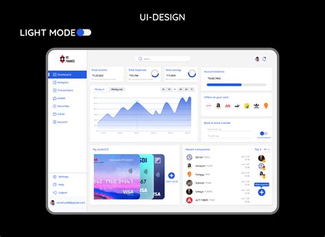 Dashboard Design Light And Dark Mode On Behance