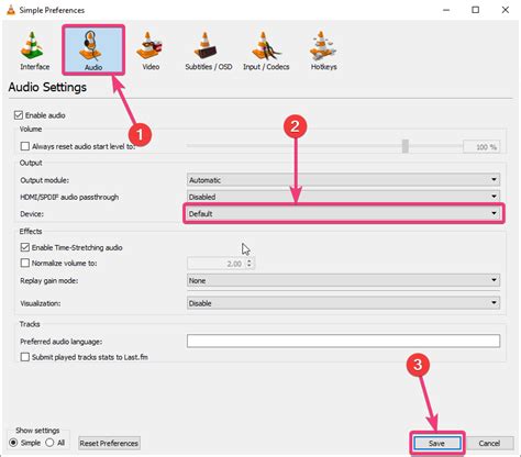 how to route audio from vlc and media player classic to specific audio