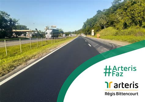 Arteris Régis on Twitter Buscando melhorar as condições de segurança e trafegabilidade da BR