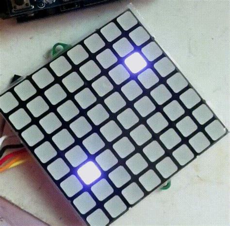 【雕爷学编程】arduino动手做（163） 大尺寸8x8led方格屏模块4 makelog 造物记
