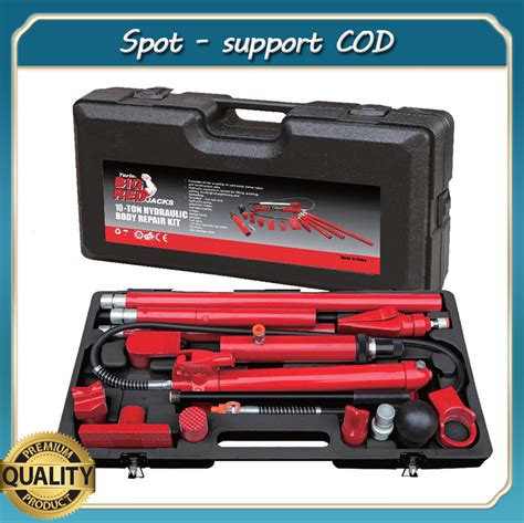 Portable Hydraulic Ram Auto Body Frame Repair Kit Separate Hydraulic