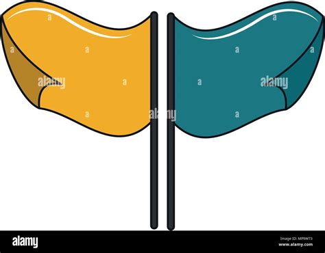 Sport Pennants Isolated Stock Vector Image Art Alamy