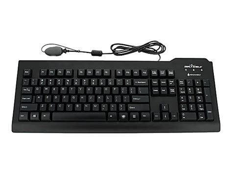 Seal Shield Silver Seal Waterproof Keyboard Washable Usb Us Black
