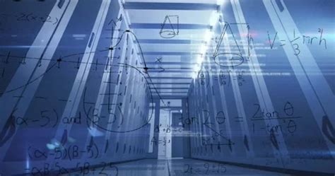 Animation Of Mathematical Equations Dia Stock Video Pond5
